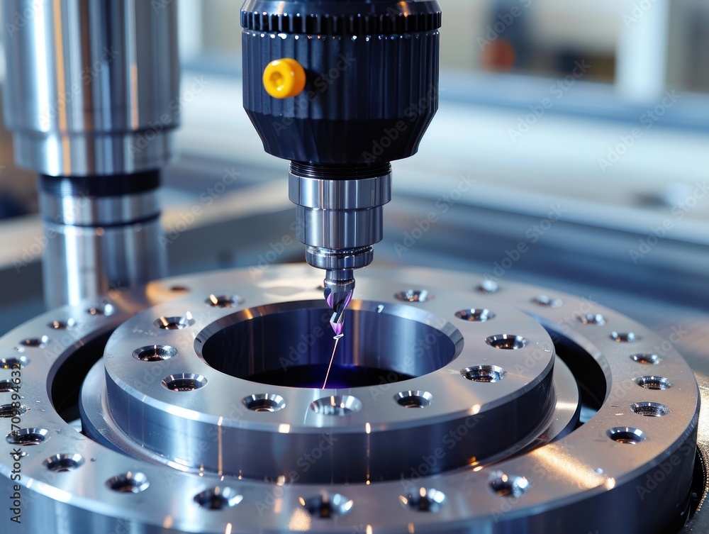 Engineering Metrology, A probe from a coordinate measurement machine ...