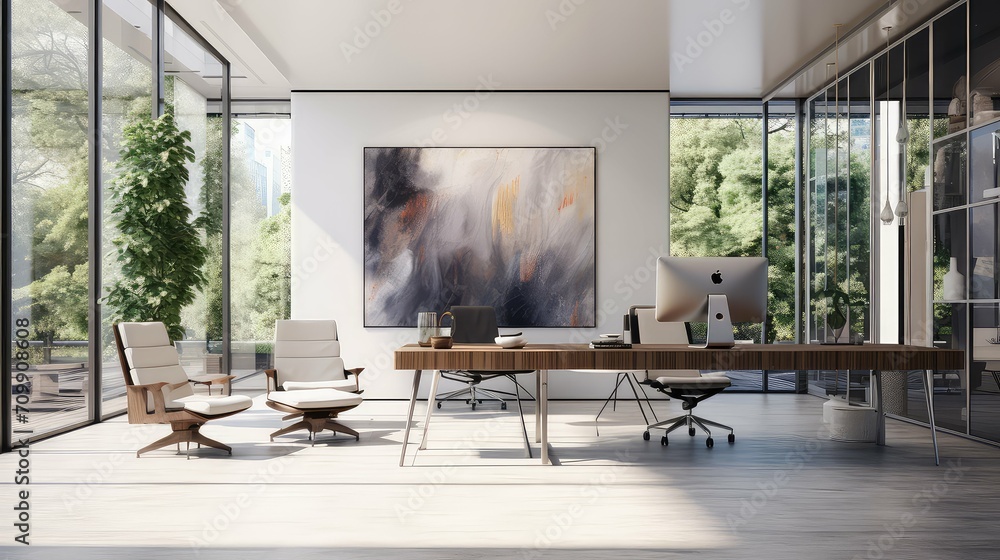 professional luxury office background illustration executive modern ...