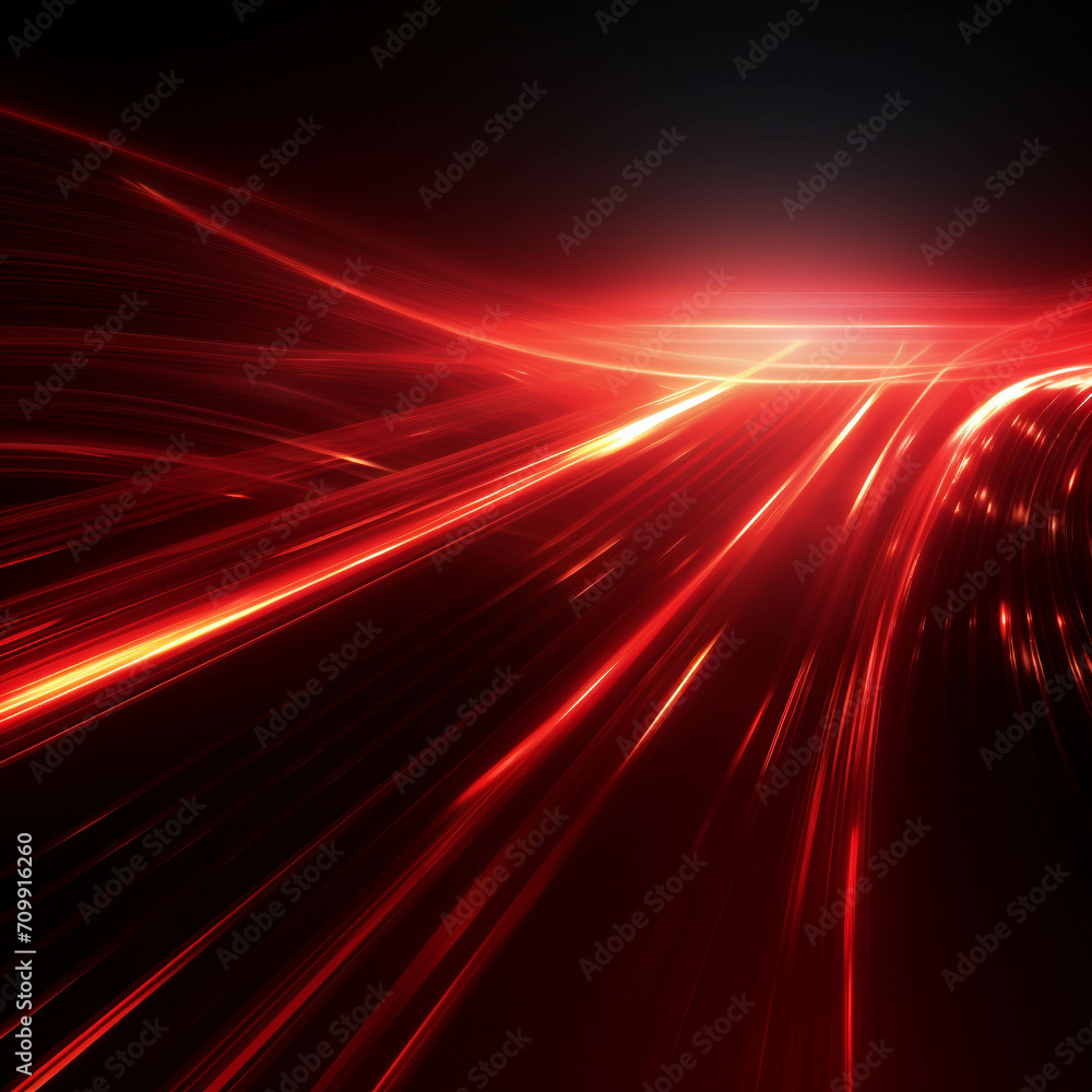 Red light effect glows in the dark. Stock Illustration | Adobe Stock