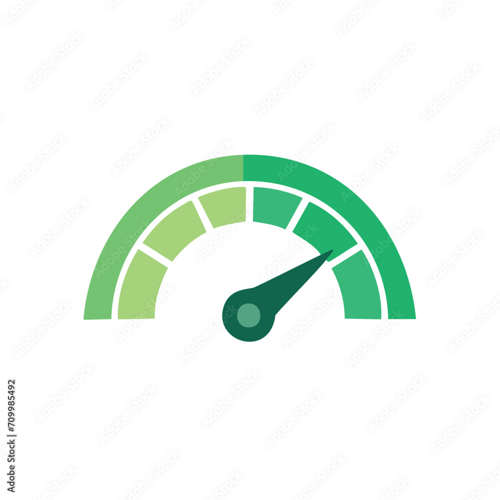 Minimal cartoon arrow point credit scale speed High status green ...