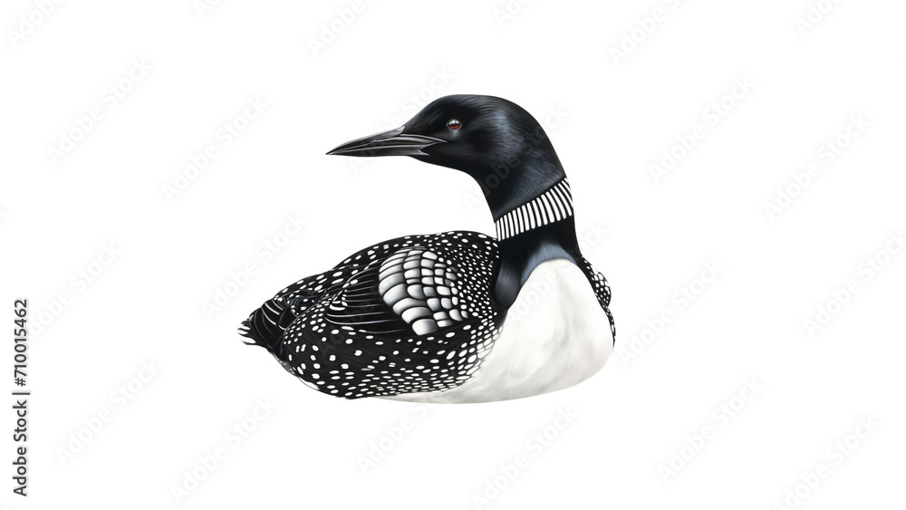 Loon Black And White Waterbird Graceful Northern Ontario. PNG Clipart ...