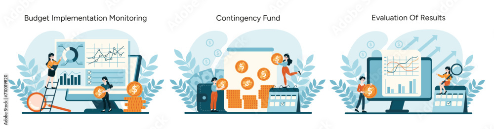 Budget Management set. Monitoring, contingency planning, and result ...