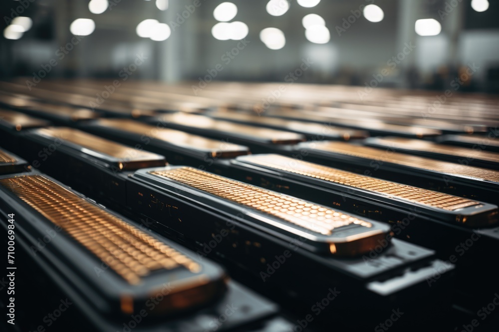 Automated production line of advanced battery packs in technology ...
