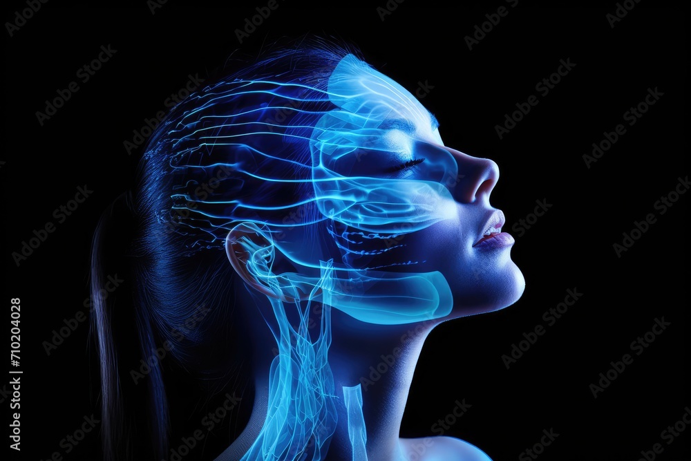 Brain diagnostic techniques, including X-ray, CT scan (Computed ...