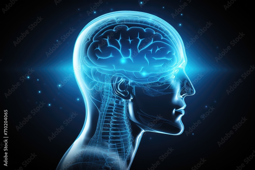 Brain diagnostic techniques, including X-ray, CT scan (Computed ...