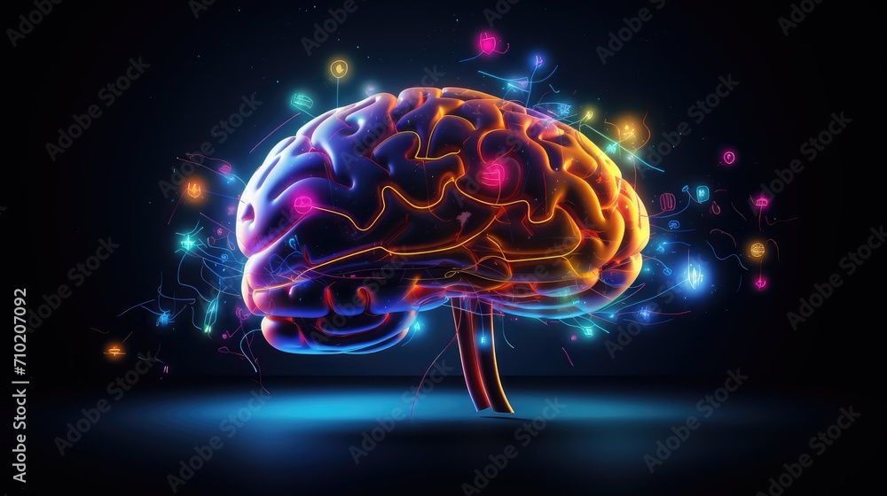 Neuronal learning, 3d neurons forge new connections, strengthening the ...