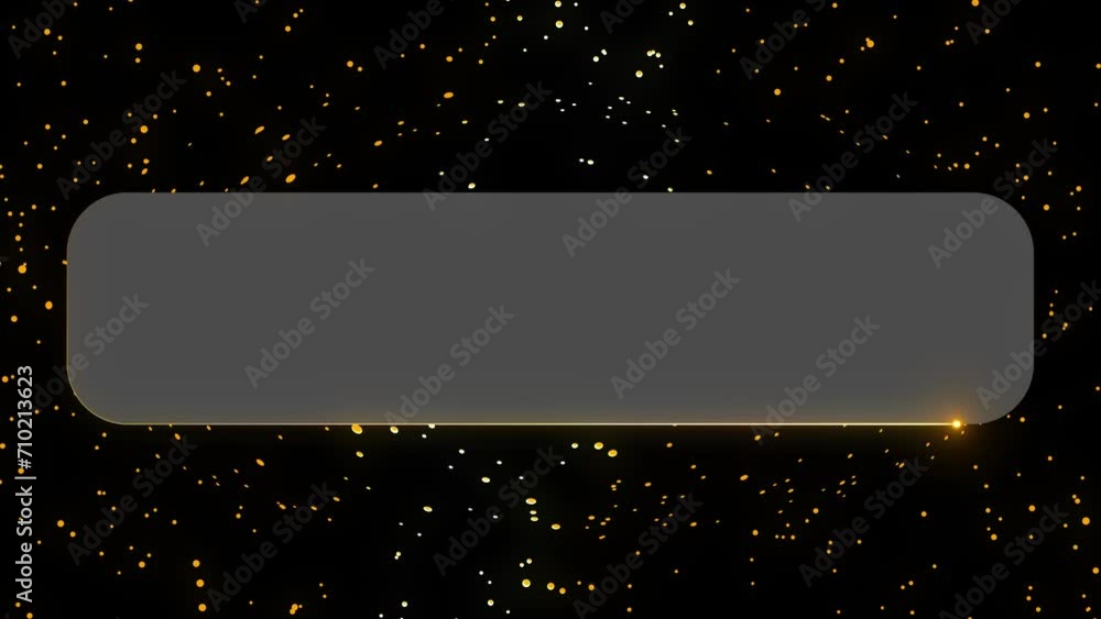 Vidéo Stock grey title background with glowing gold yellow neon around ...