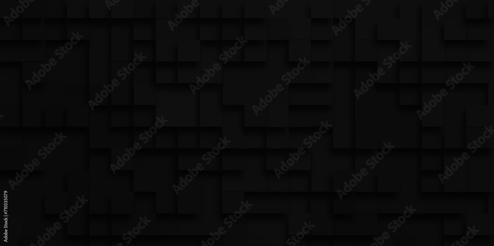 Embossed geometric square black pattern with geometric randomized ...