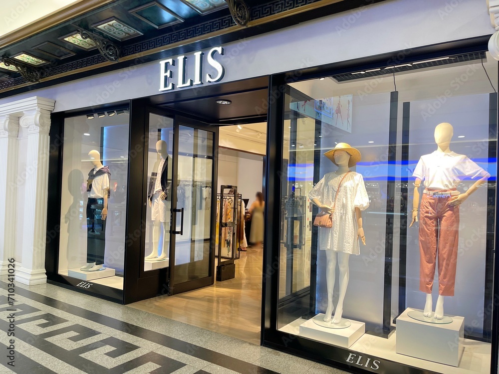 ELIS clothing store. Official shop in shopping mall in Moscow city ...