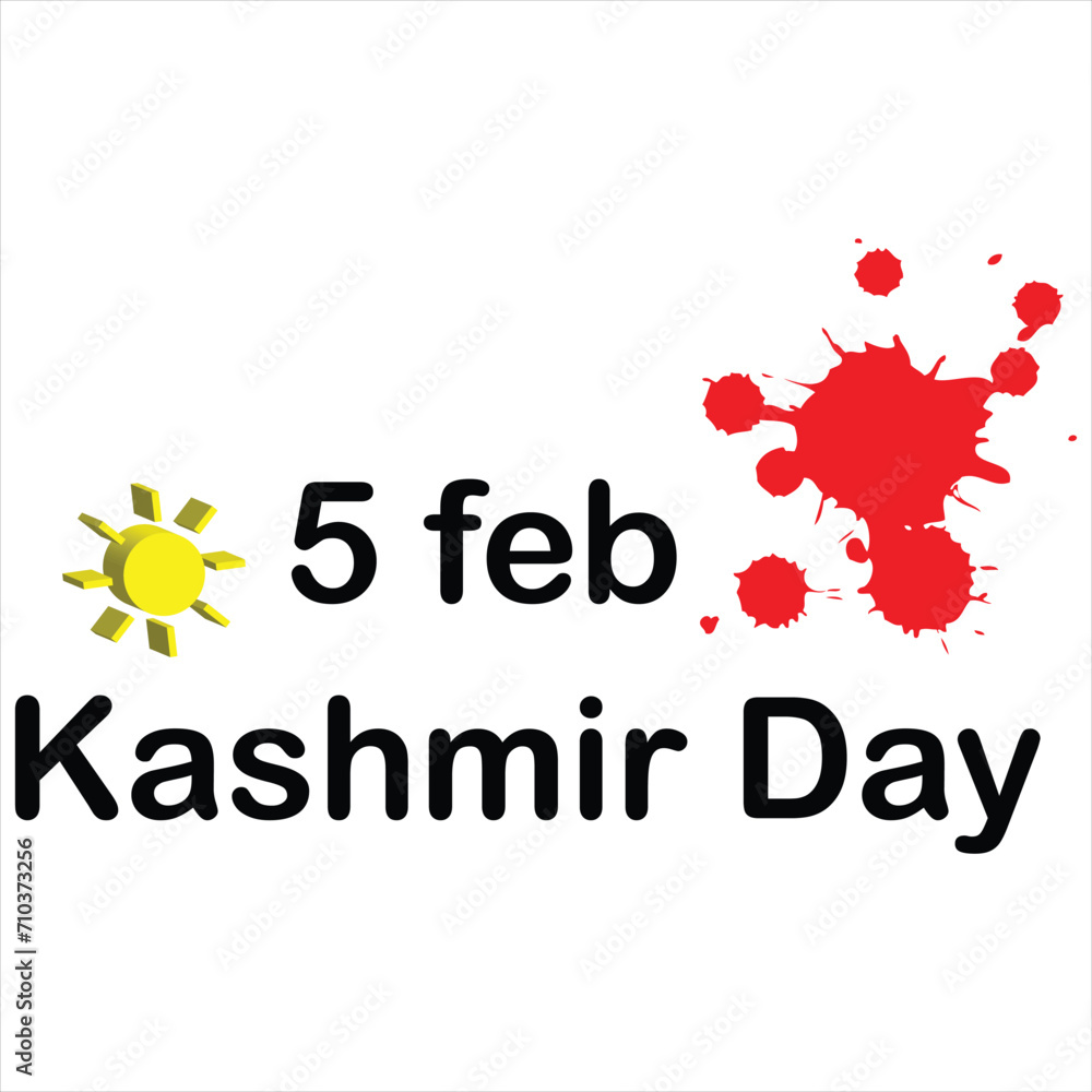 kashmir day calligraphy , kashmir day typography , kashmir day ...