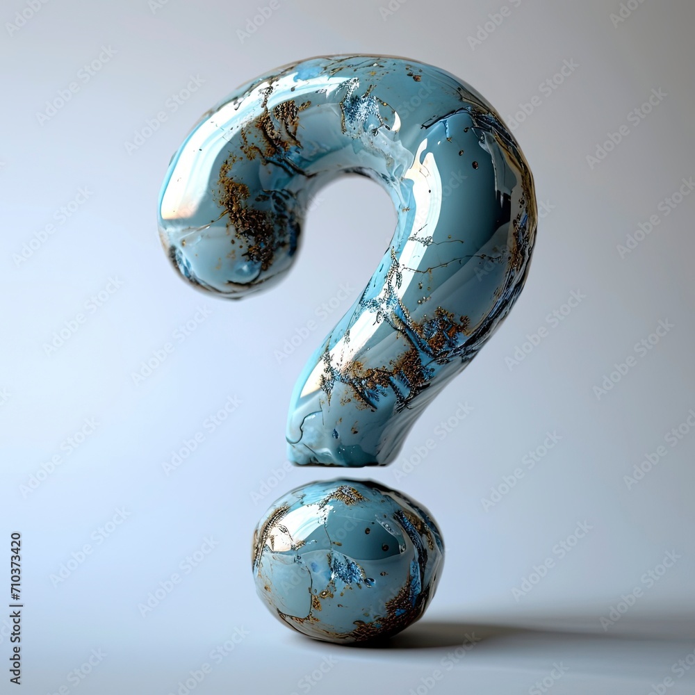 Realistic 3D Blue Question Mark, Background Images , Hd Wallpapers ...