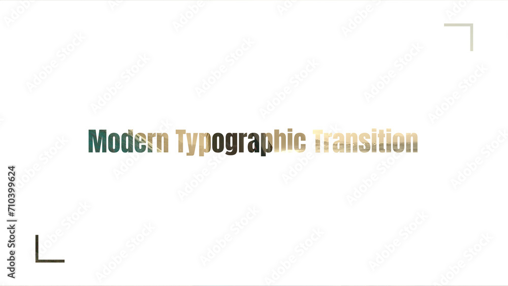 Modern Typographic Transition Stock Template | Adobe Stock
