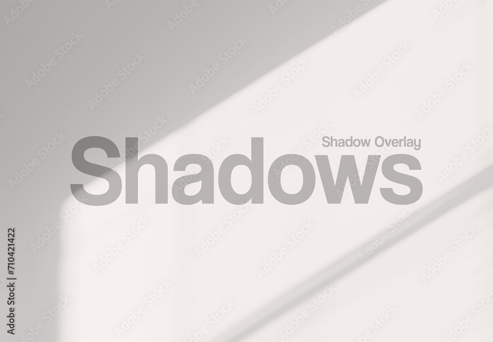 Realistic Shadow Overlay Mockup Stock Template | Adobe Stock
