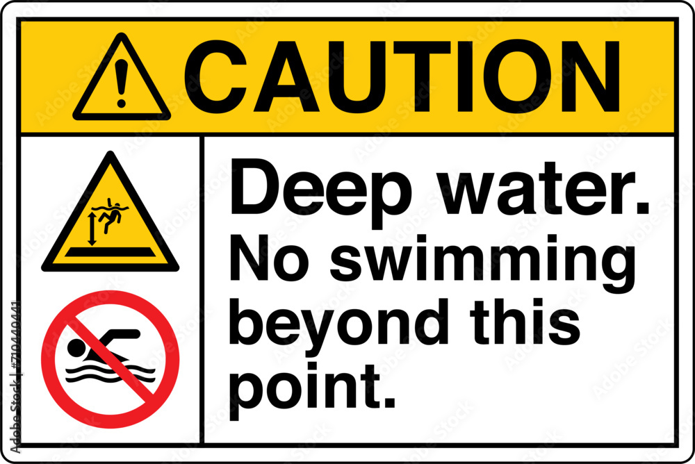 ANSI Z535 Safety Sign Marking Label Two Symbol Pictogram Standards ...
