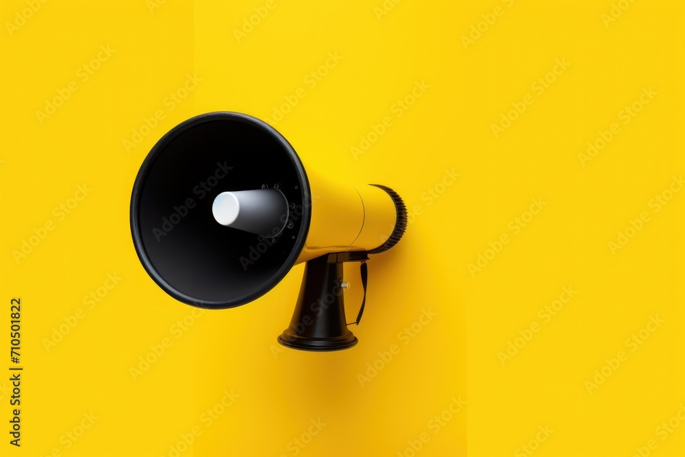 Announcement background design. megaphone with an open space. megaphone ...