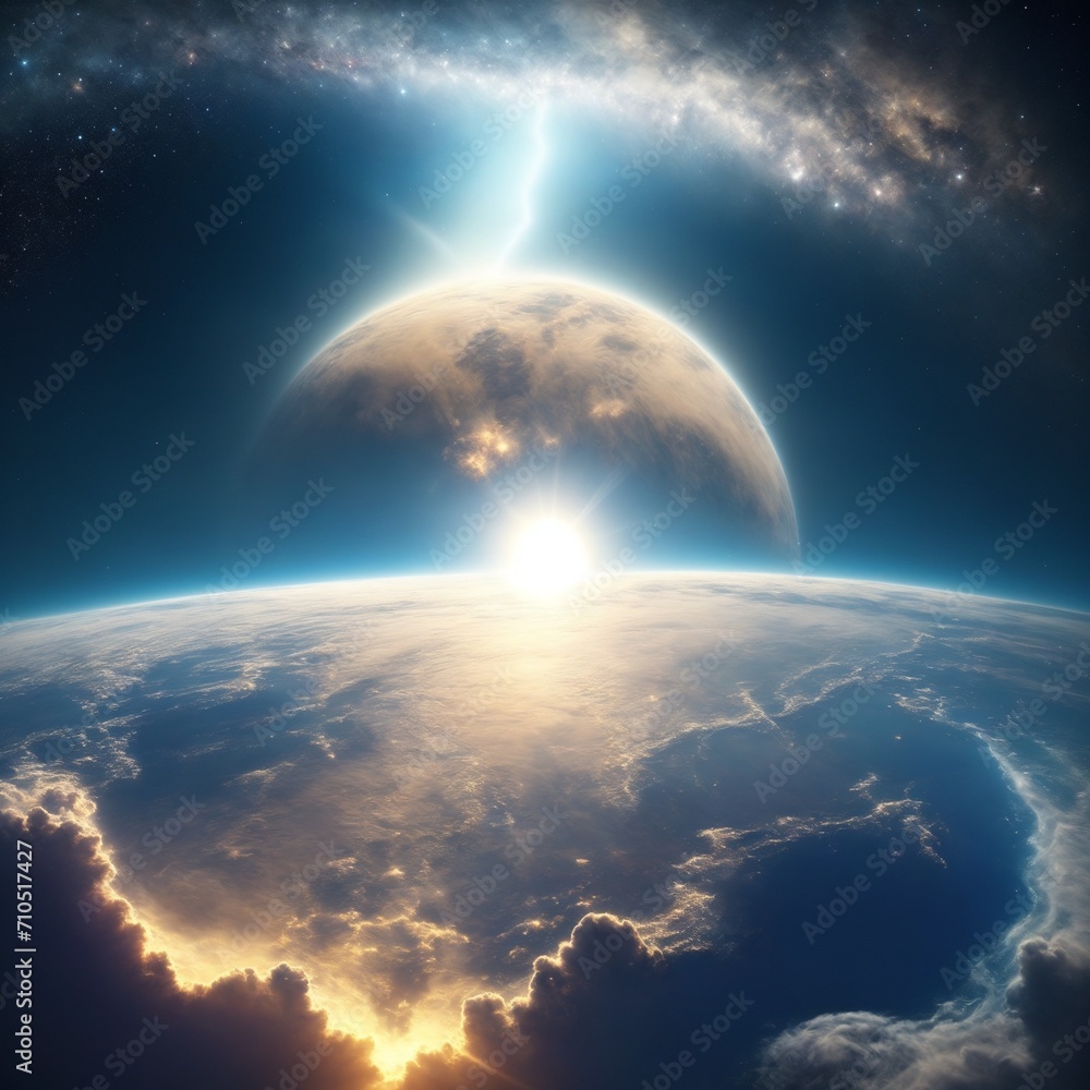 In the beginning God created the heavens and the earth,Generative AI ...