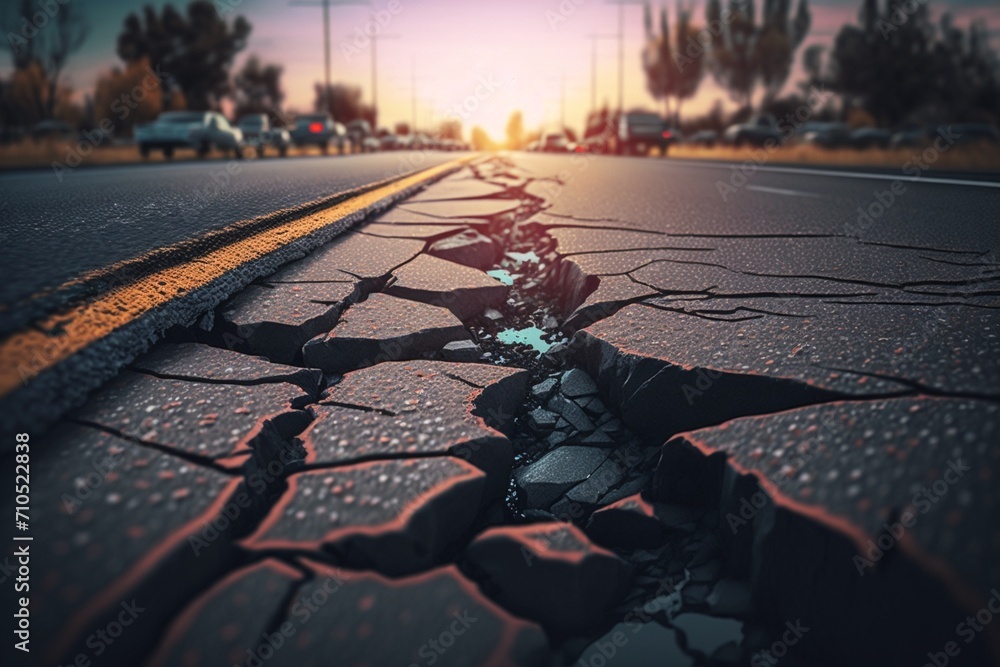 Nature's Fury Unleashed: Aftermath of an Earthquake, Earth Split and ...