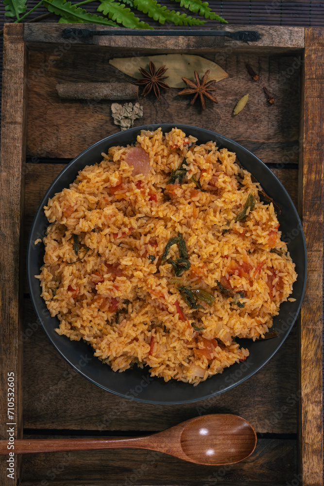 South Indian Breakfast Bliss: Vibrant Tomato Rice Bursting with Flavor ...
