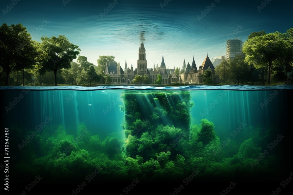 Impacts of global warming on wildlife and ecosystems. melting glaciers ...