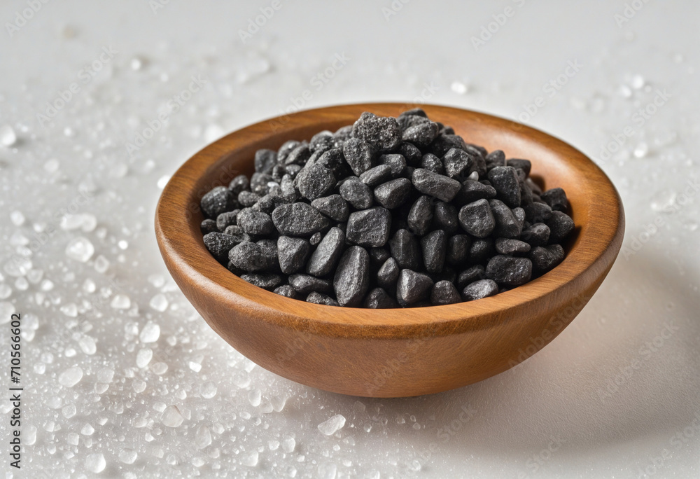 Kala namak. Also called as Himalayan black rock salt (Sulemani namak ...