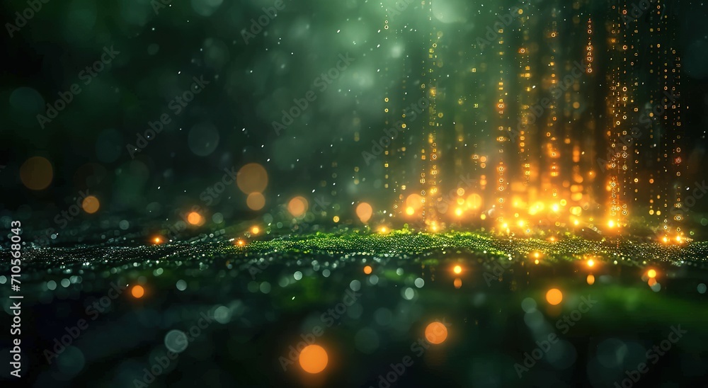 using automation software for 2019, in the style of green and black ...