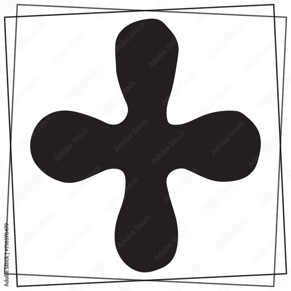 Vetor de Cross Silhouette, cute Cross Vector Silhouette, Cute Cross ...