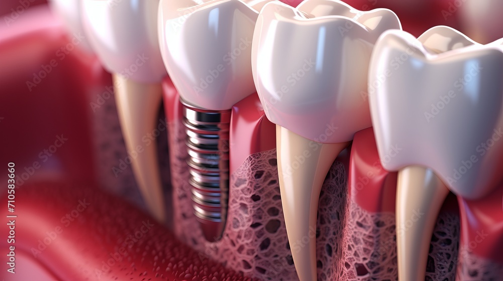 High resolution 3d dental implant model for realistic dental ...
