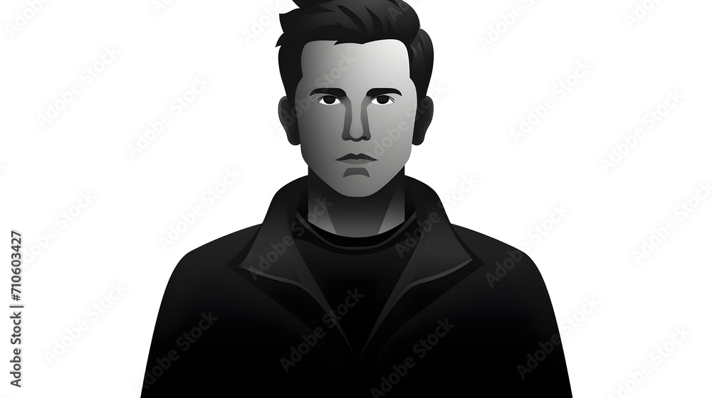 Computer Icon, Black Profile, PNG, Transparent, No background, Clipart ...