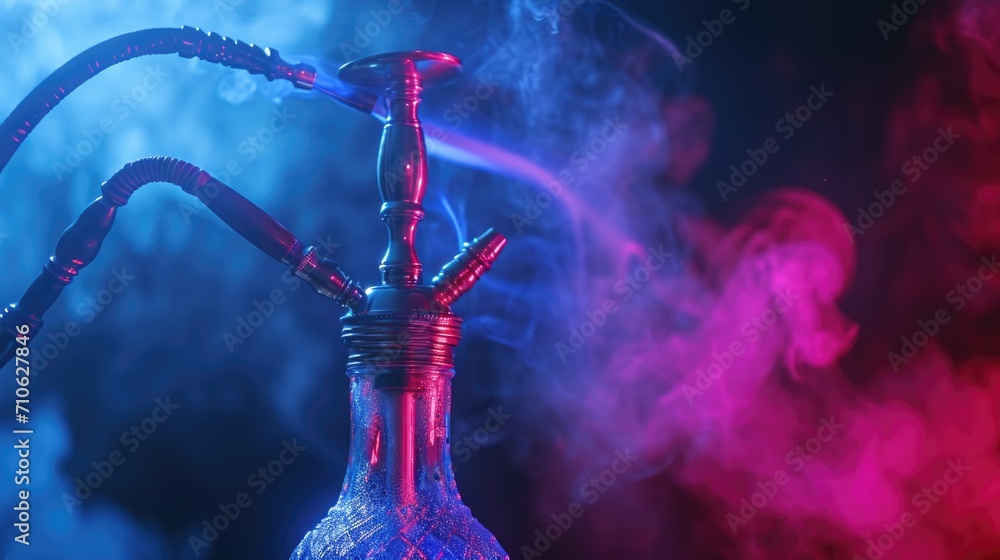 A hook with smoke coming out of it, creating a captivating visual. This ...