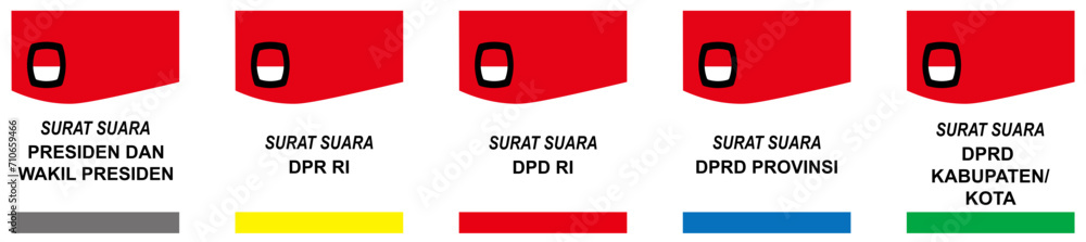 election ballot paper, voting paper, pemilu 2024, surat suara pemilu ...