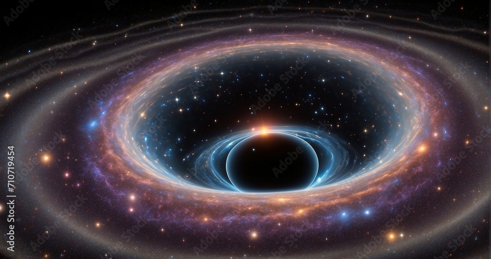 The phenomena of gravitational lensing around a massive black hole ...