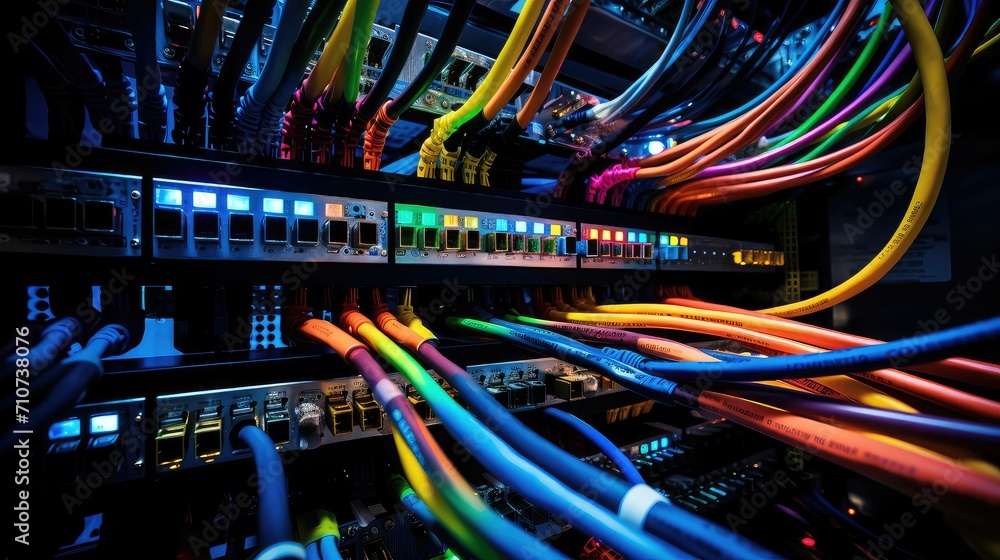 computer network tech background illustration internet connectivity ...