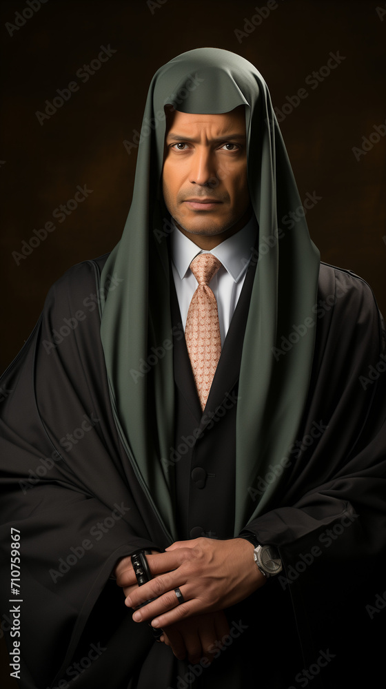 Saudi man in traditional clothes Stock Photo | Adobe Stock