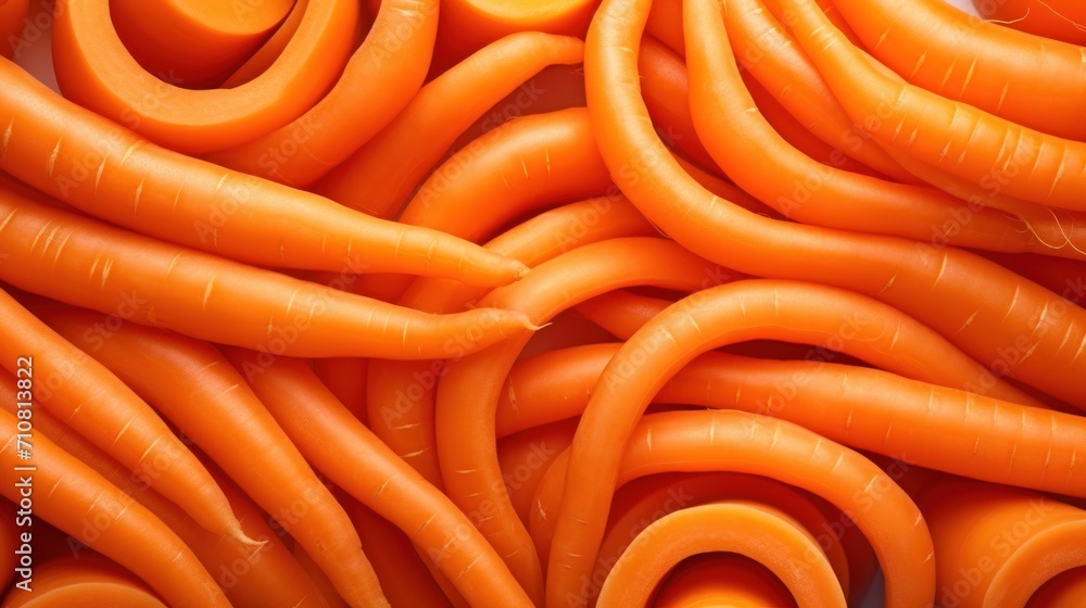 a close up of a bunch of carrots that have been cut into smaller ...