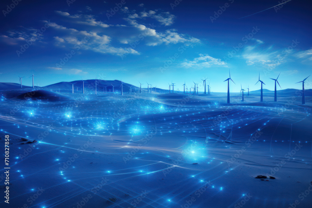 Wind Energy for a Sustainable digital Future, banner, Digital ...