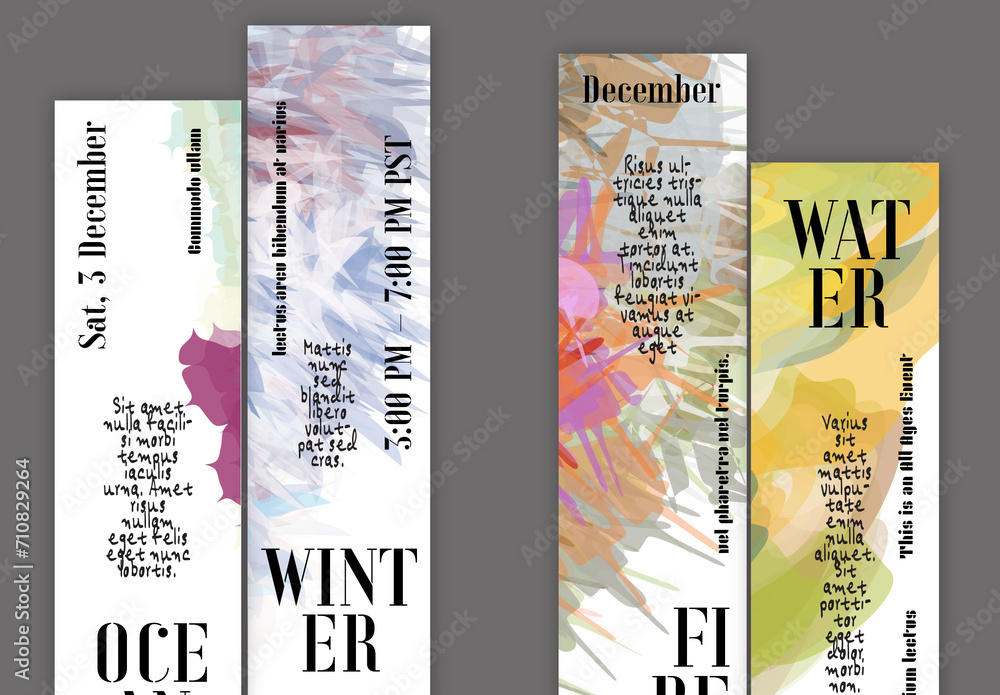 Web Banner Transparent Random Overlapping Shapes Creating Vector ...