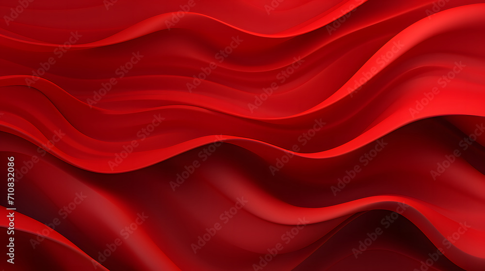 Red waved background with a wavy pattern, Chinese New Year festivities ...