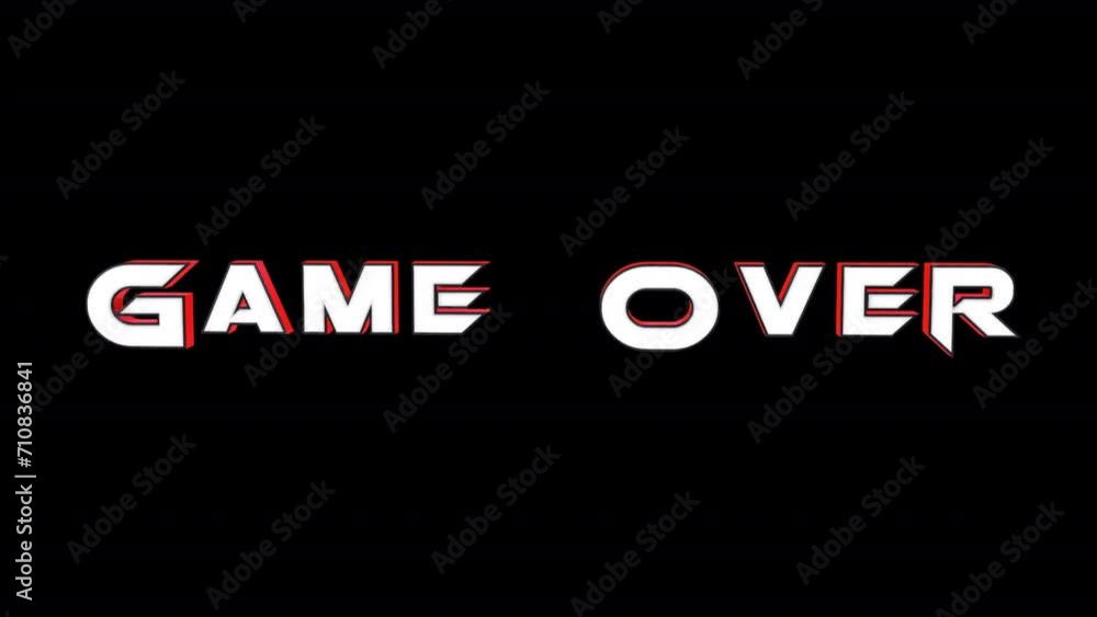 Game Over 3D Text for Video Games: Inspiring Player Motivation and ...