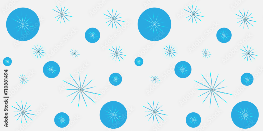seamless blue abstract pattern, star, element, gray neutral background ...
