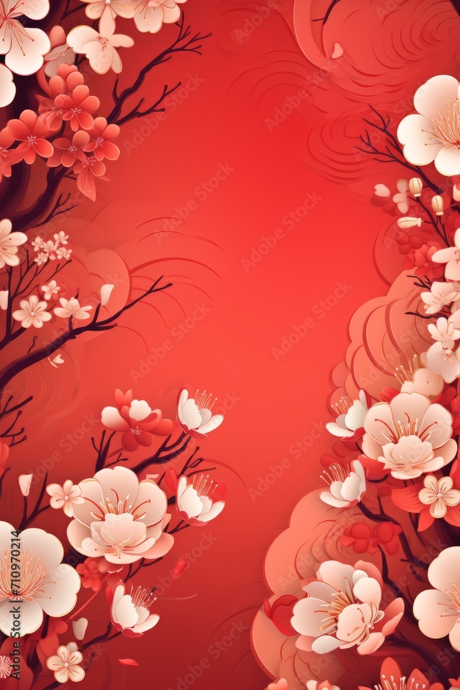 Vertical background wallpaper with the theme of Chinese New Year for ...