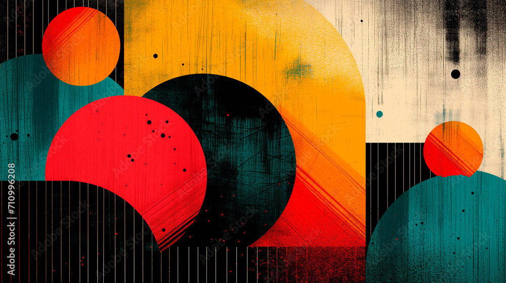 Transform your space with our captivating wooden abstract painting ...
