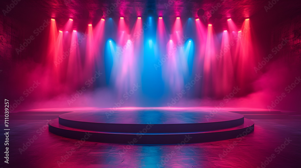 Modern dance stage light background with spotlight for modern dance ...