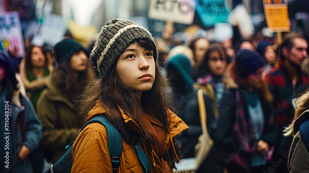 Poster Dive into the visual representation of the fight for gender ...