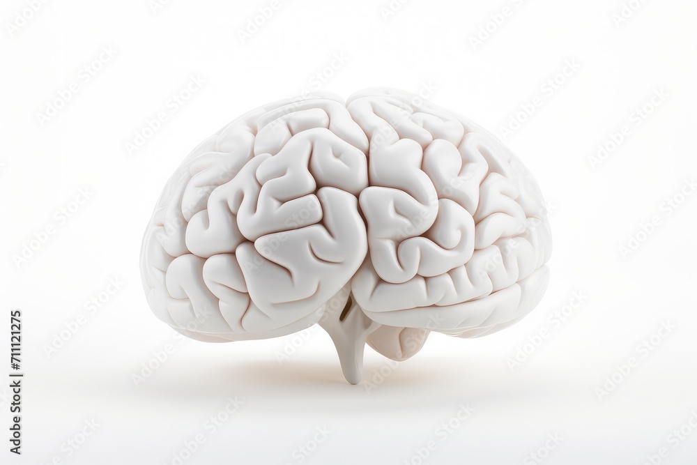 Colorful vivid motley human Brain anatomy cerebral structures cerebrum ...