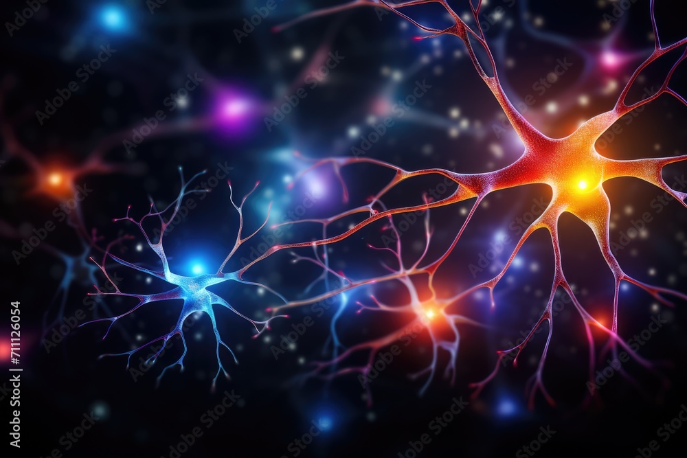 Neuronal network neurons brain Neurofeedback, synapses, neurosciences ...