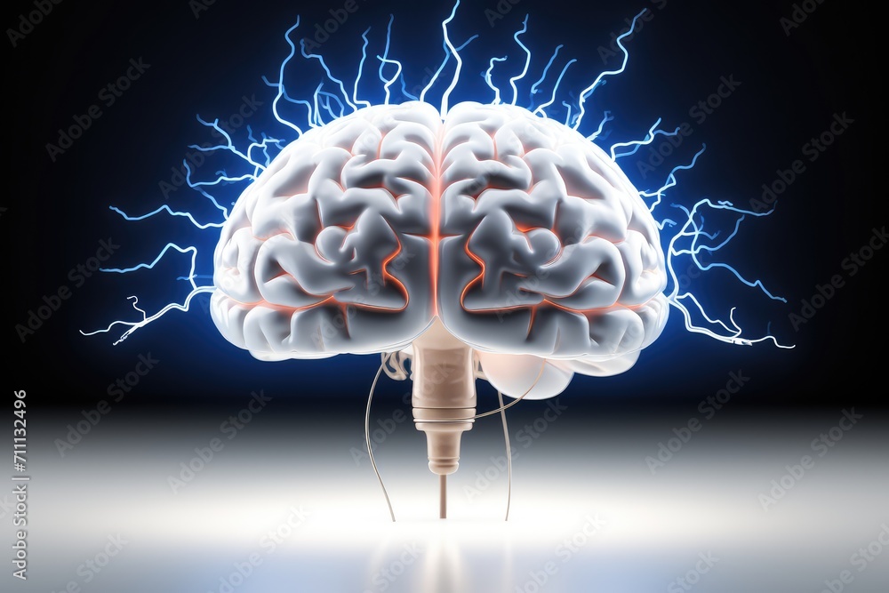 Cerebral metabolism, brain lightning Thunderbolt flashes. Glucose ...