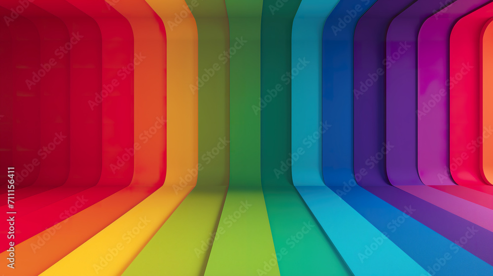 Abstract, modern rainbow, colorful background with gradient stripes ...