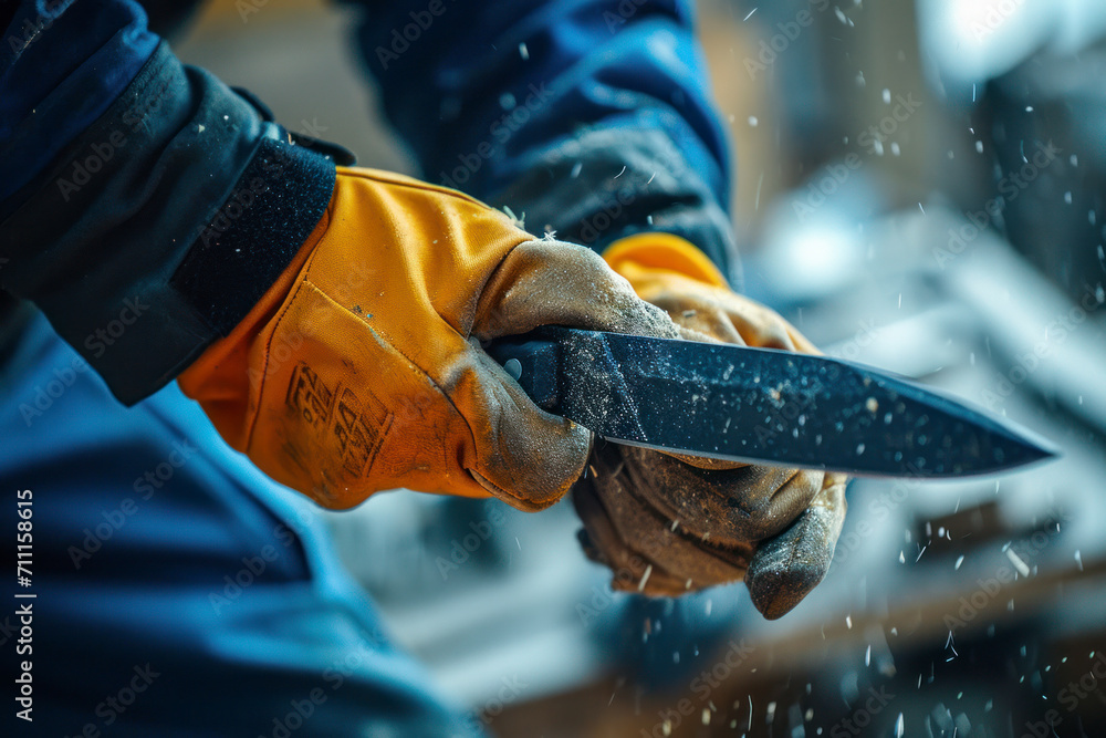 Versatile utility knife applications, an image displaying a utility ...