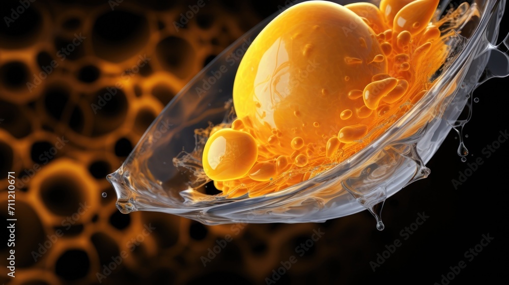 An illustration of the yolk sac, one of the first protective layers to form during embryonic ...