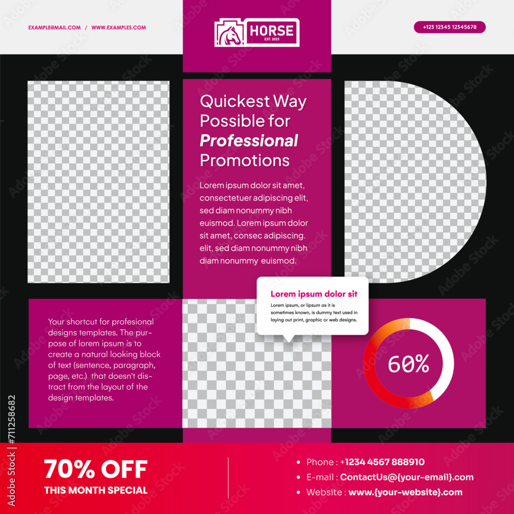 Special & Modern Design of Starter Pack Marketing Templates - social ...